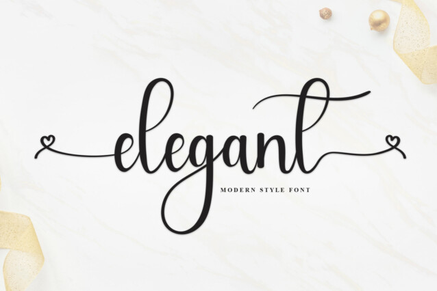Elegant Script Font - Download Free Font