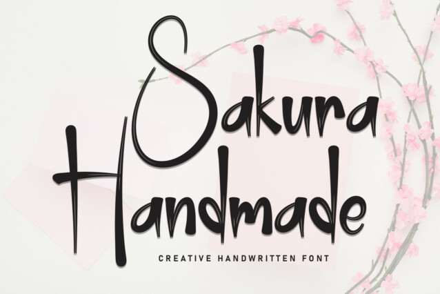 Sakura Handmade Script Font - Download Free Font