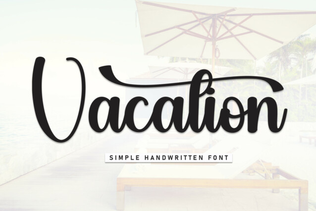 Vacation Script Typeface - Download Free Font