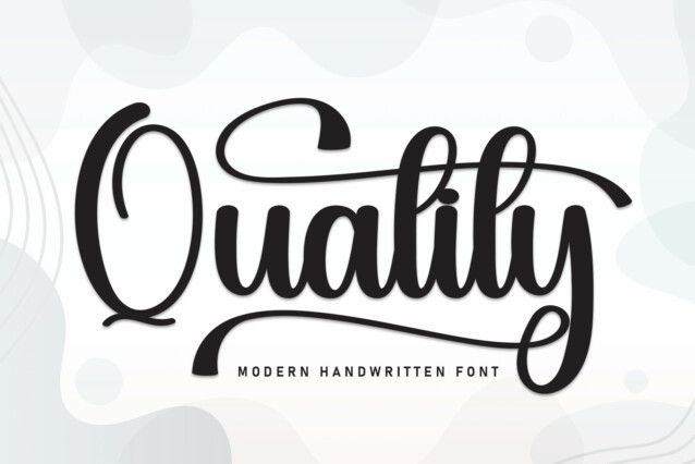 Quality Script Font - Befonts