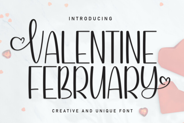 Valentine February Display Font - Download Free Font