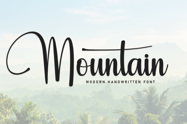 Mountain Script Typeface - Download Free Font