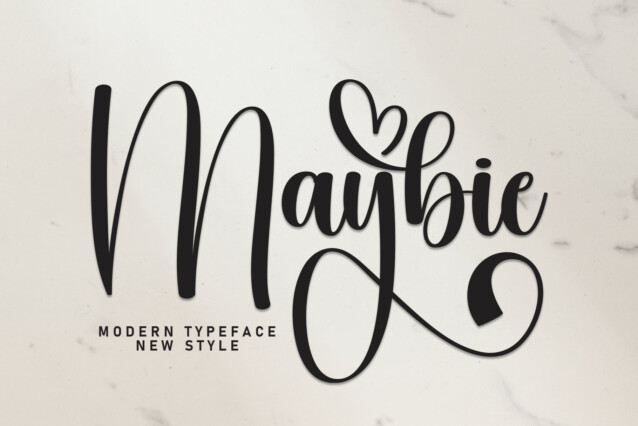 Maybie Script Font - Download Free Font