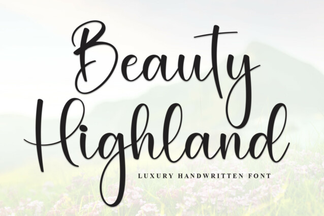 Beauty Highland Script Font - Download Free Font