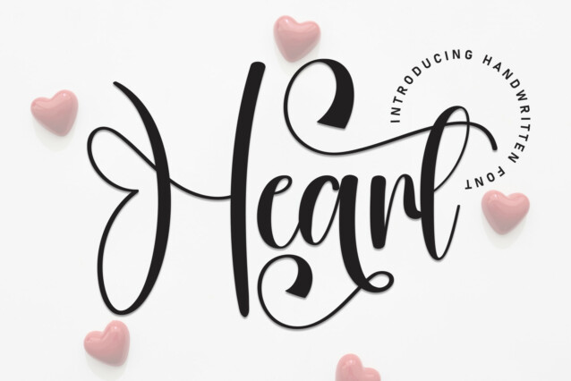 Heart Script Font - Download Free Font