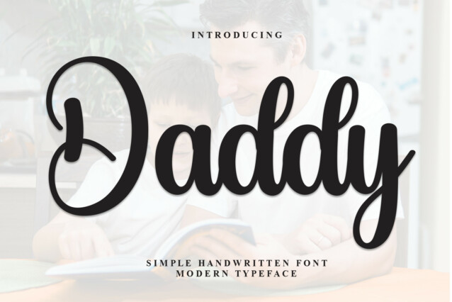 Daddy Script Typeface - Download Free Font