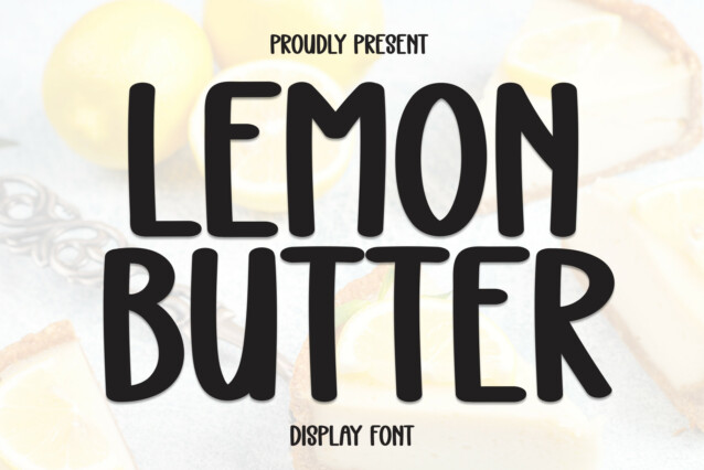 Lemon Butter Display Font - Download Free Font