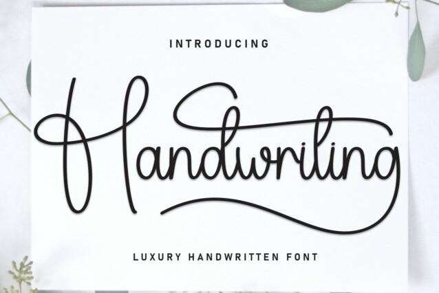 Handwriting Script Font - Download Free Font