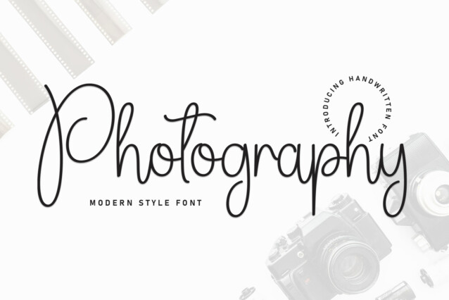 Photography Script Font - Download Free Font