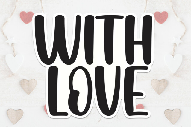 With Love Display Font - Download Free Font
