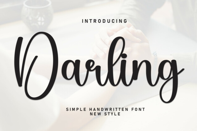 Darling Script Typeface - Download Free Font