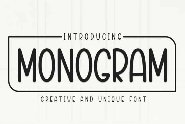 Monogram Display Font - Befonts