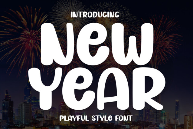 New Year Display Font - Download Free Font