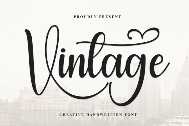 Vintage Script Typeface - Download Free Font
