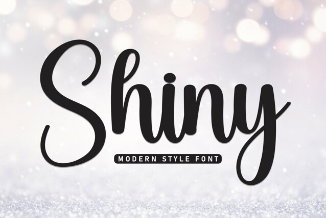Shiny Script Font - Download Free Font