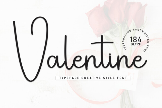 Valentine Handwritten Typeface - Download Free Font
