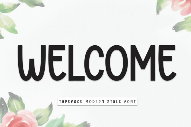 Welcome Display Font - Download Free Font