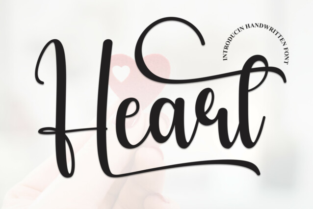 Heart Script Font - Download Free Font