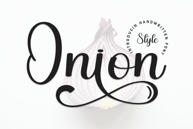 Onion Script Font - Download Free Font