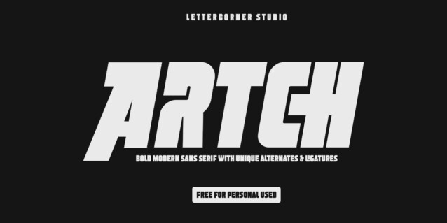 Artch Font - Befonts