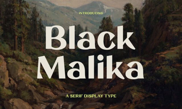 Black Malika Font - Download Free Font