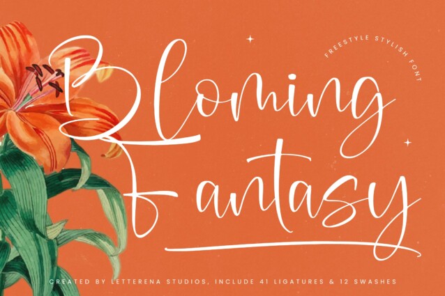 Bloming Fantasy Font - Download Free Font