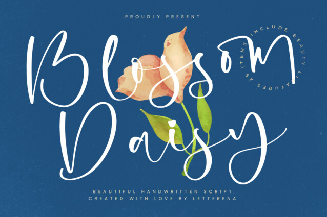 Blossom Daisy Font - Download Free Font