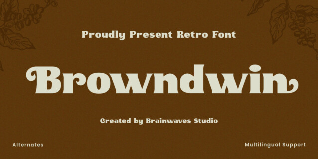 Brwndwin Font - Download Free Font