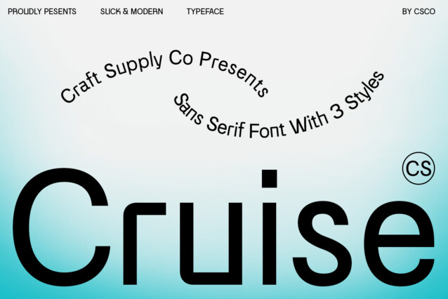 CS Cruise Font - Download Free Font