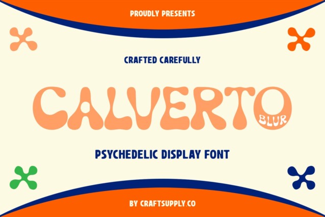 Calverto Blur Font - Download Free Font