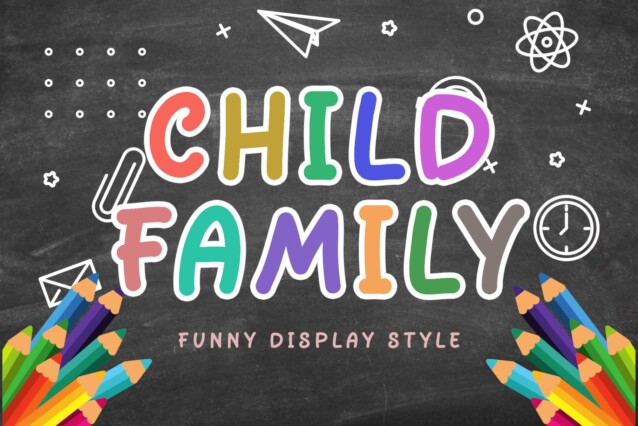 Child Family Display Font - Download Free Font