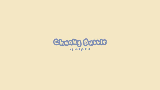 Chunky Bubble Display Font - Download Free Font