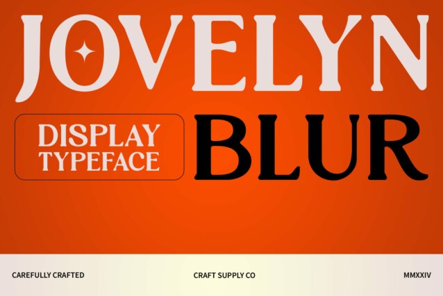Jovelyn Blur Font - Download Free Font