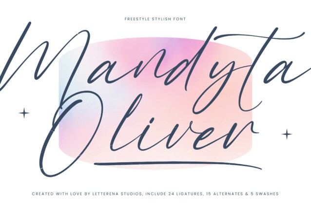 Mandyta Oliver Font - Download Free Font