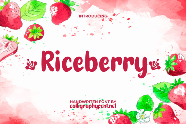 Riceberry Font - Download Free Font