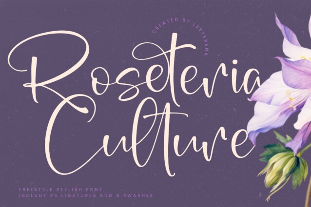 Roseteria Culture Font - Download Free Font