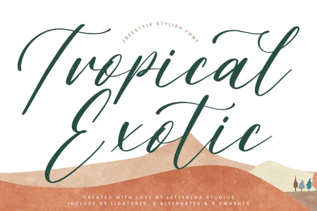Tropical Exotic Font - Befonts