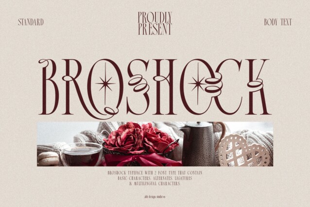 Broshock Font - Download Free Font