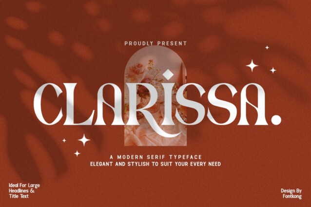 Clarissa Typeface - Befonts
