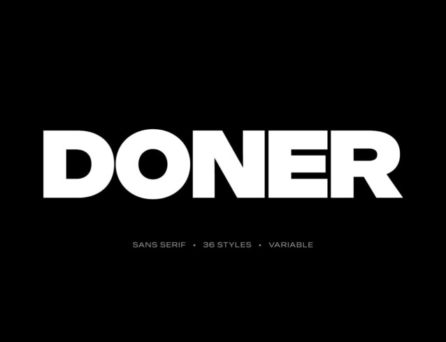 Doner Font Family - Download Free Font