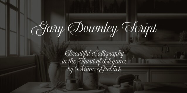 Gary Downley Font - Download Free Font