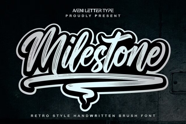 Milestone Brush Font - Download Free Font