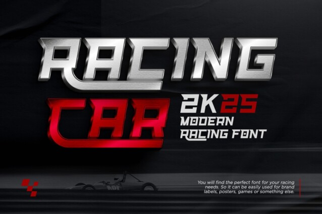 Racing Car Font - Download Free Font