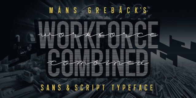Workforce Combine Font - Download Free Font