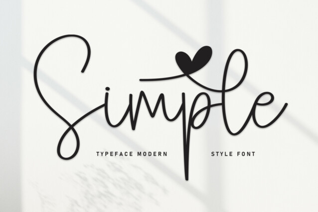 Simple Handwritten Font - Download Free Font