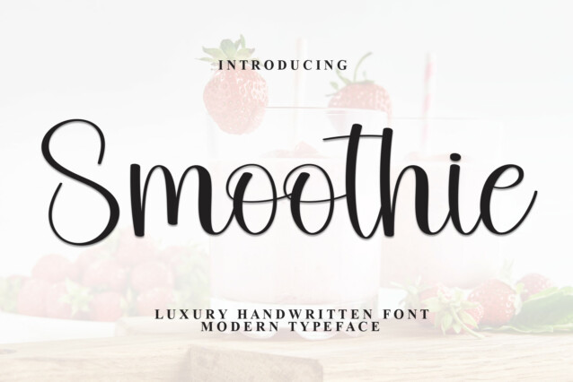 Smoothie Script Font - Download Free Font