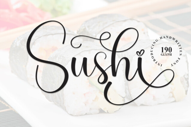 Sushi Script Font - Download Free Font