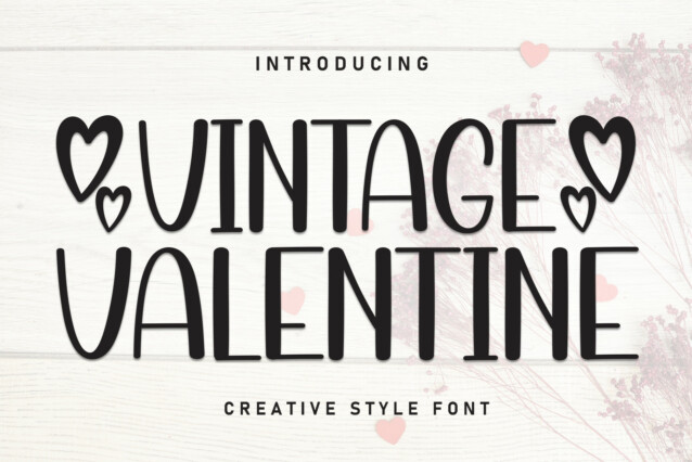 Vintage Valentine Display Font - Download Free Font