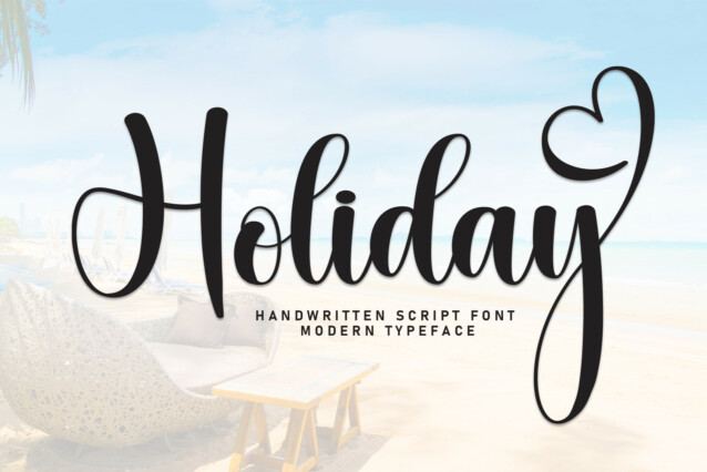 Holiday Script Typeface - Download Free Font