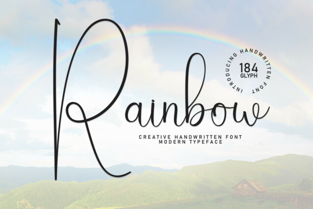Rainbow Script Font - Download Free Font
